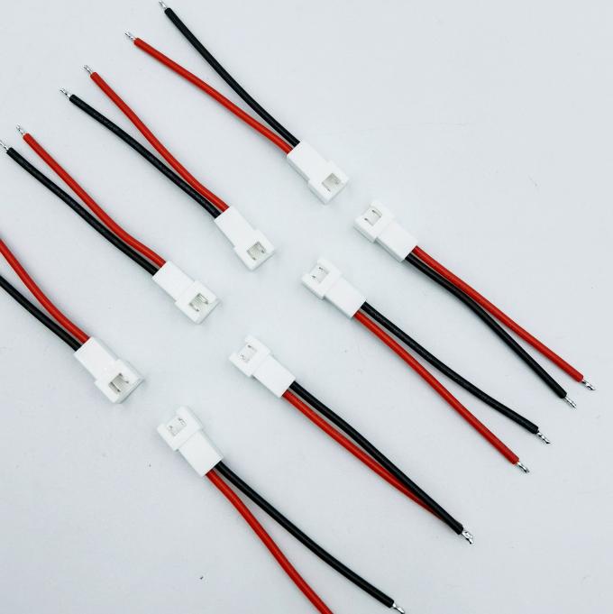 JST XH 2 Pin Pitch 2.54mm Male Female Wire Cable Connector XH2.54 2P ...