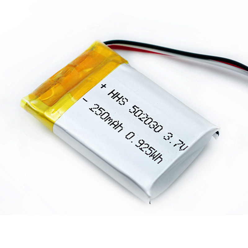 PL502030 3.7V 250mAh Lithium Ion Battery Pack 1C Discharge