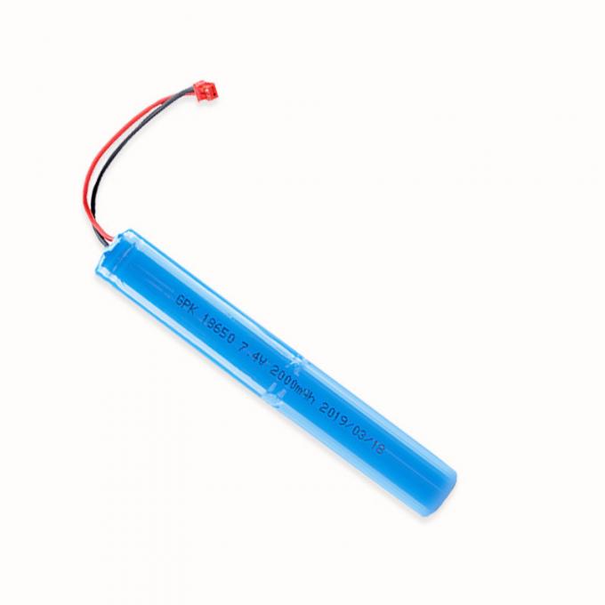 Rechargeable 18650 14.8Wh 7.4V 2000mAh Liion Battery Pack